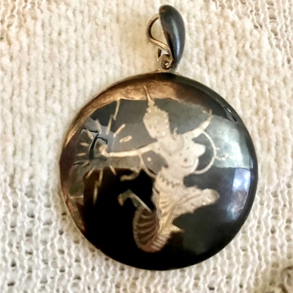 Jewelry | Vintage Siam Sterling Silver Dancing Goddess Pendant | Poshmark